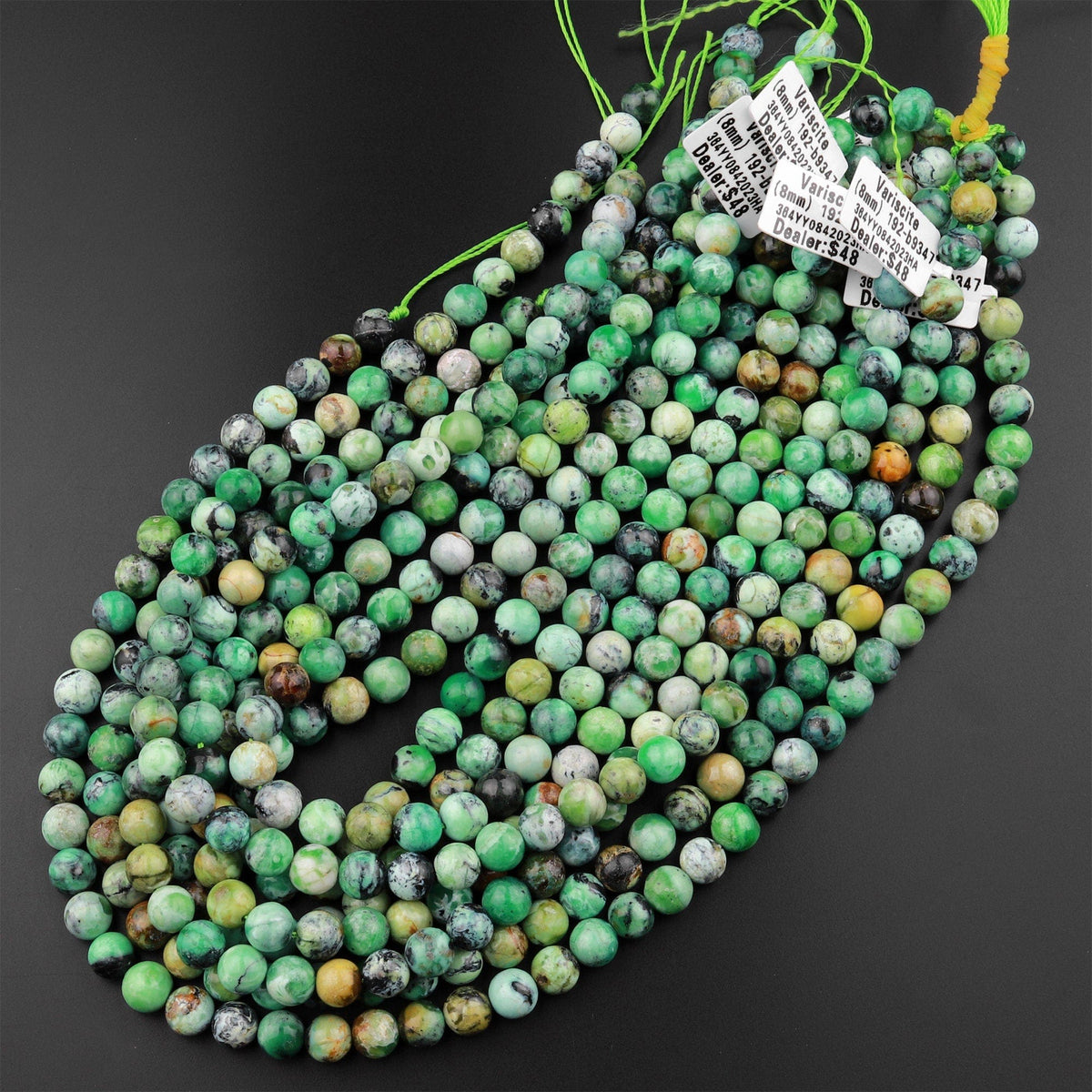 Natural Variscite Beads | Gemstone Wholesale – Intrinsic Trading