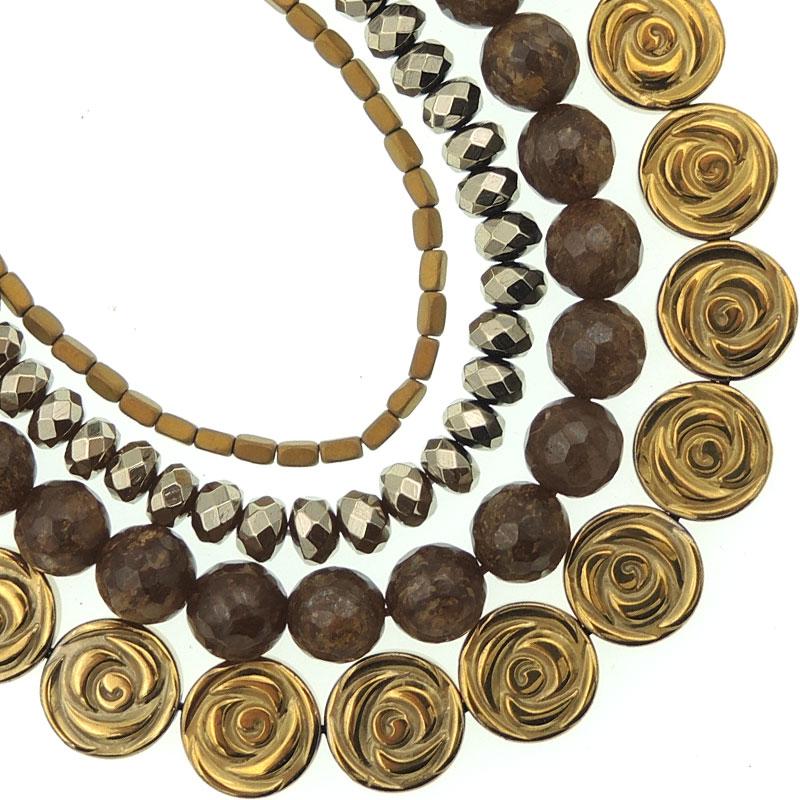 Bronze Color Natural Gemstone Beads | Wholesale Supplier – Intrinsic ...