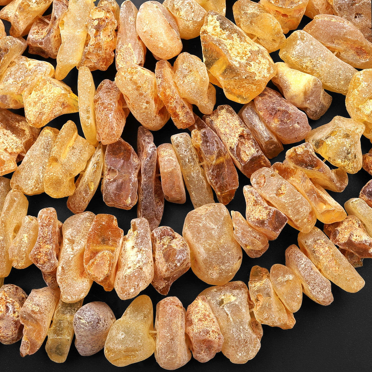 Large Chunky Real Genuine Natural Raw Amber Beads Freeform Nuggets 12 ...