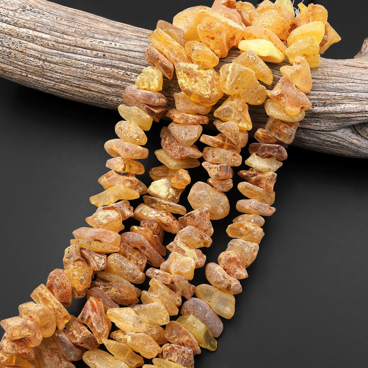 Large Chunky Real Genuine Natural Raw Amber Beads Freeform Nuggets 12 ...