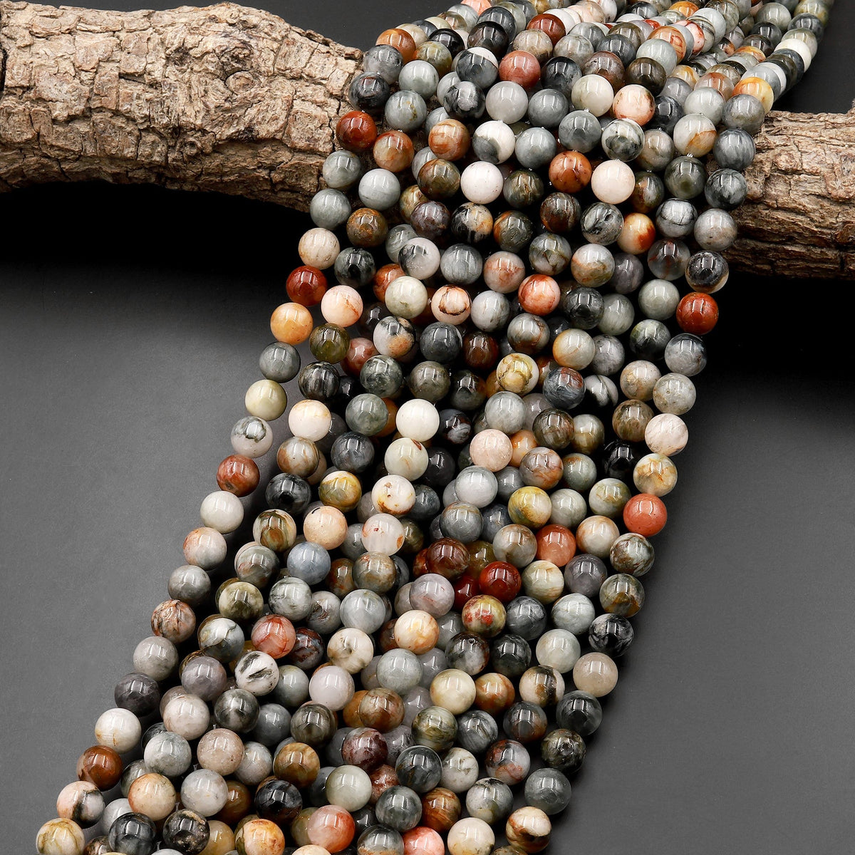 Natural Eagle Eye Beads | Gemstone Wholesale – Intrinsic Trading