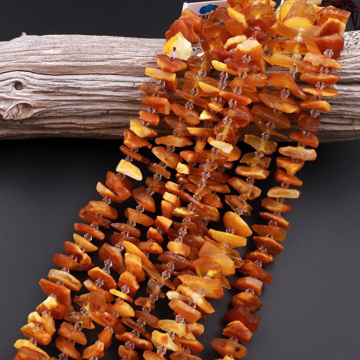 Real Genuine Natural Baltic Amber Beads | Honey Golden Yellow Spike ...