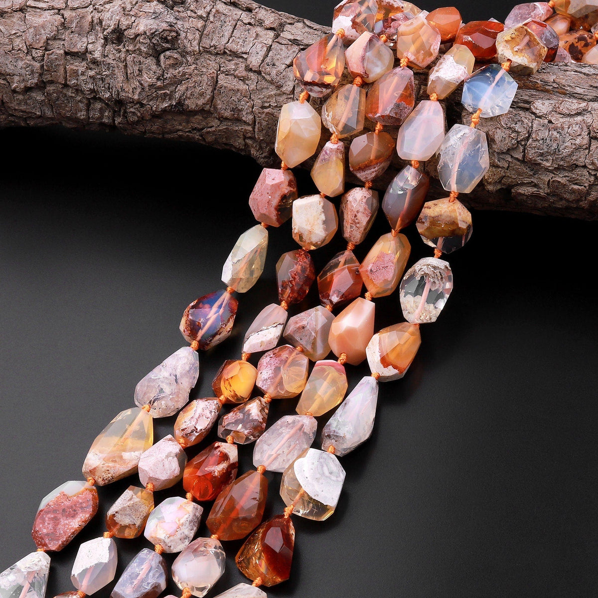 Natural Mexican Fire Opal Beads | Gemstone Wholesale – Intrinsic Trading