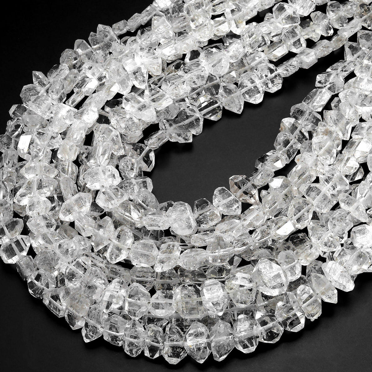 Extremely Rare AAA Grade Super Clear Natural Herkimer Diamond Quartz F ...