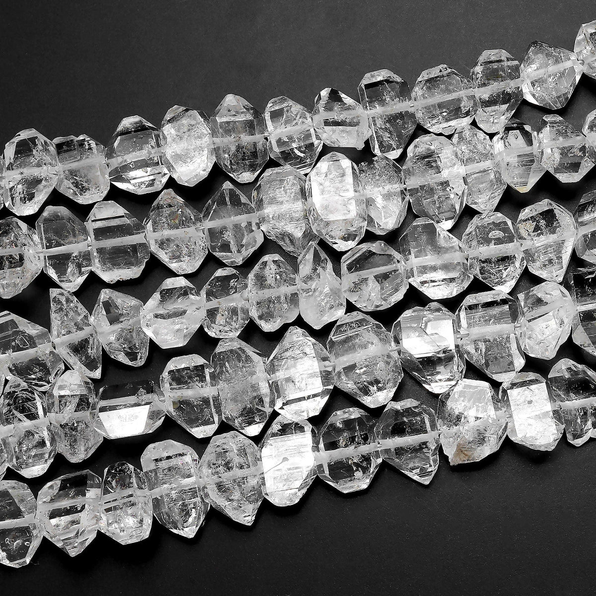 Extremely Rare AAA Grade Super Clear Natural Herkimer Diamond Quartz F ...